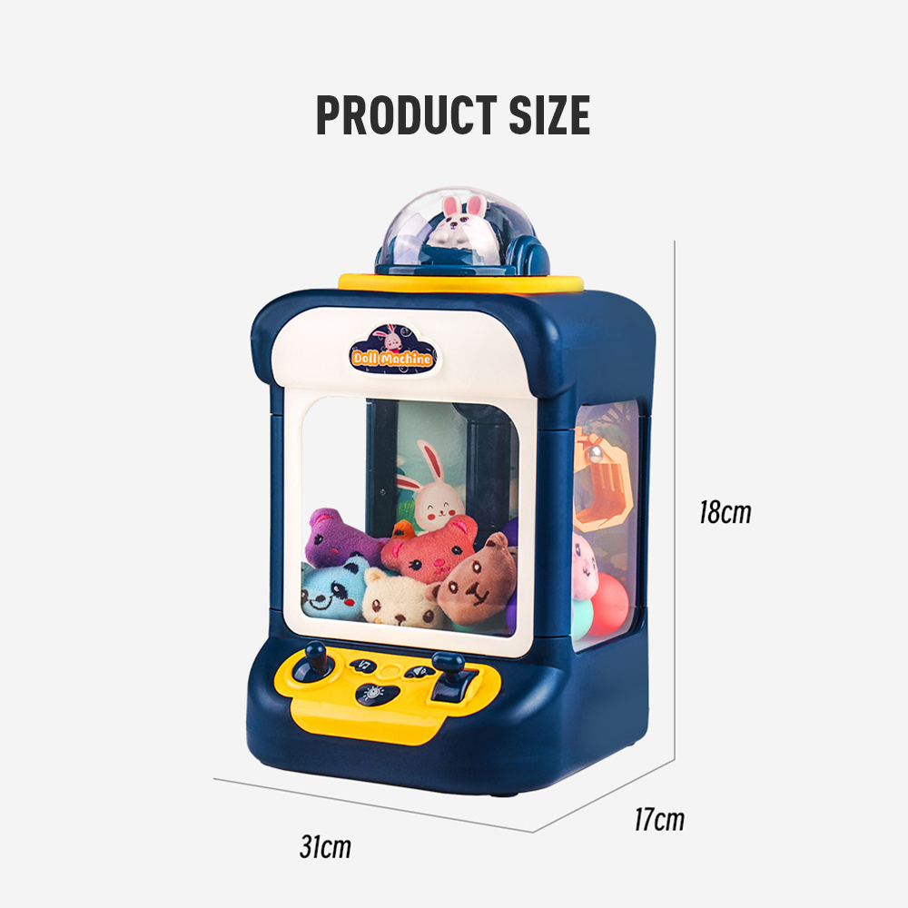 Mini Claw Machine Toys Children's Toy Claw Machine Clip Doll Machine ...