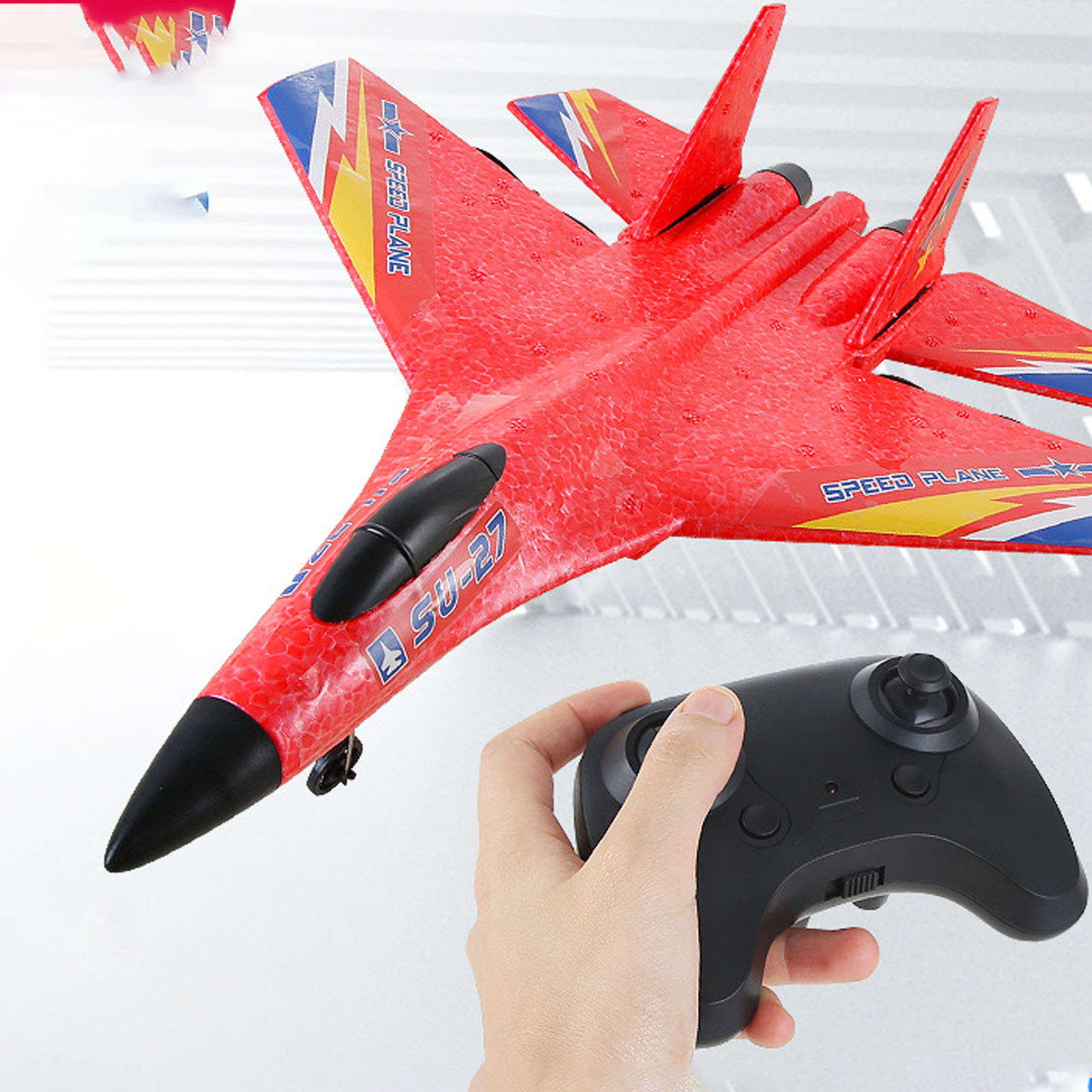 Remote control airplane toy fighter aircraft model fixed wing foam ...