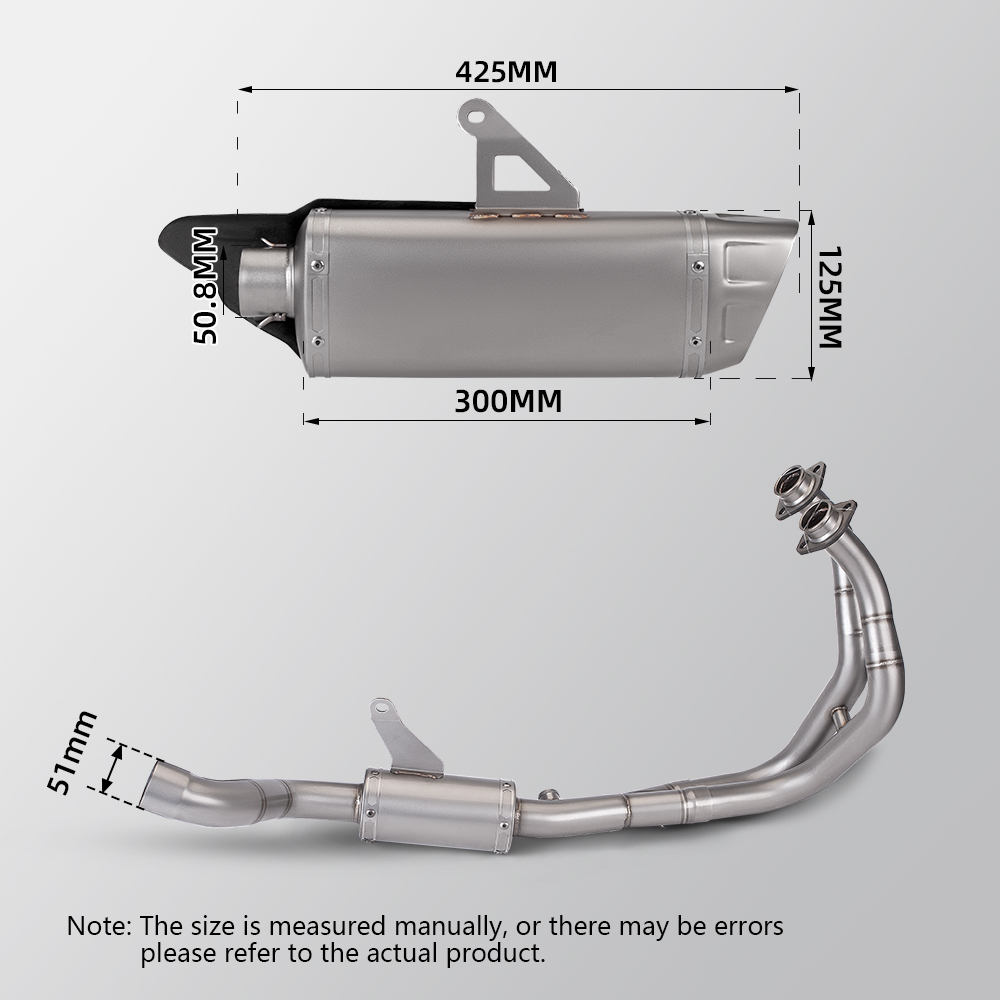 For Yamaha R7 exhaust muffler 2021-2023 YZF R7 YZF-R7 Akrapovic ...