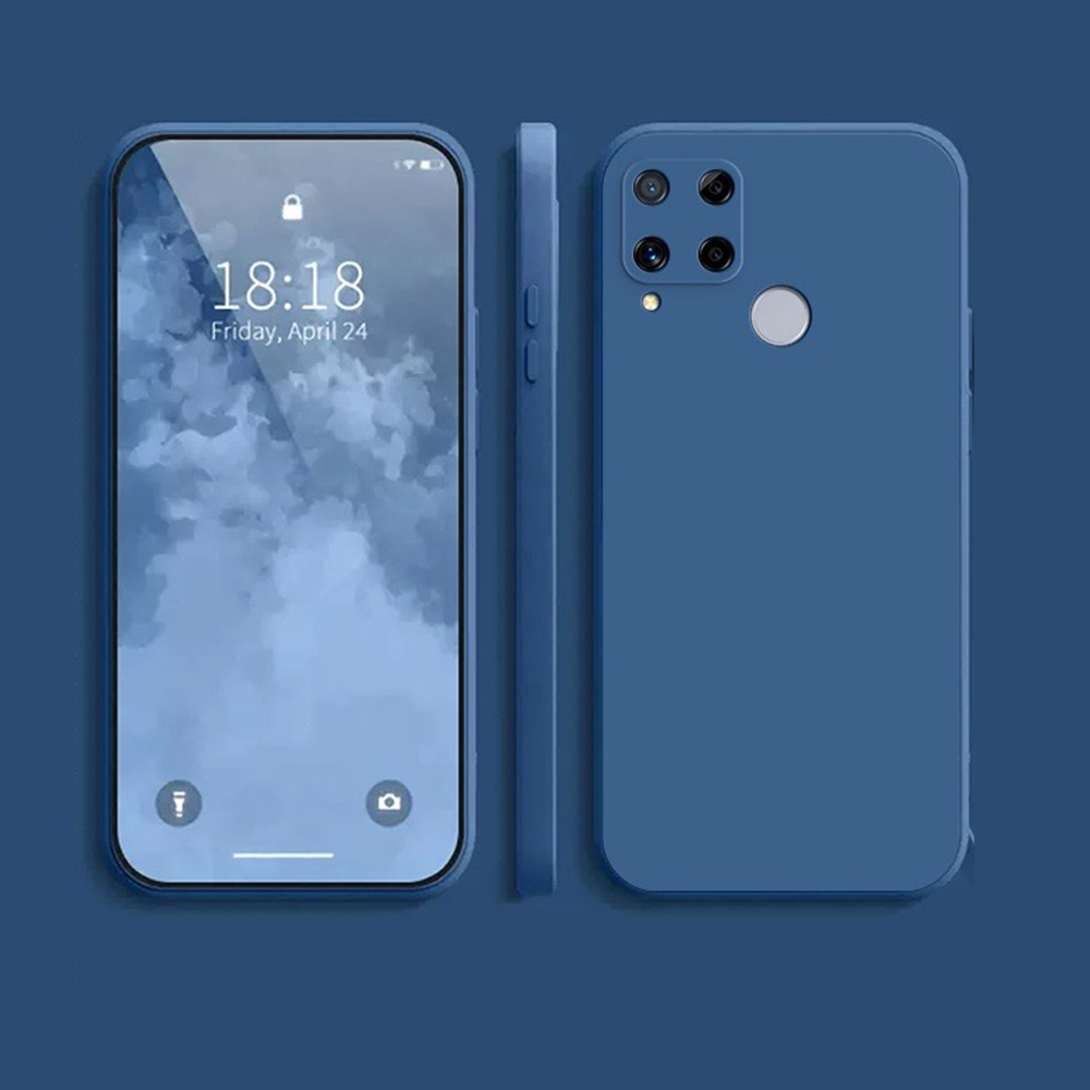 Realme C15 C12 C25 C25S Case Candy Color Soft Silicone TPU Phone Case ...