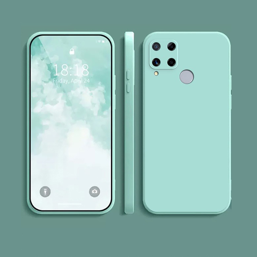 Realme C15 C12 C25 C25S Case Candy Color Soft Silicone TPU Phone Case ...