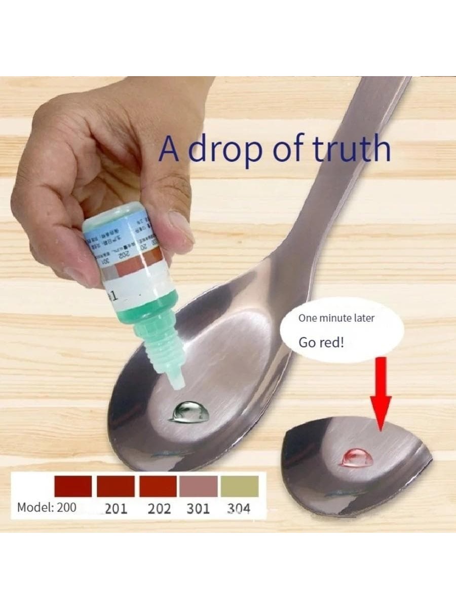 304 stainless steel detection liquid identification liquid manganese ...