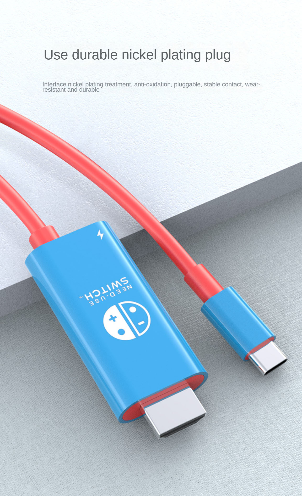 Nintendo Switch OLED v1 v2 Type-c to HDMI Cable USBC 4K PD Cable Phone ...