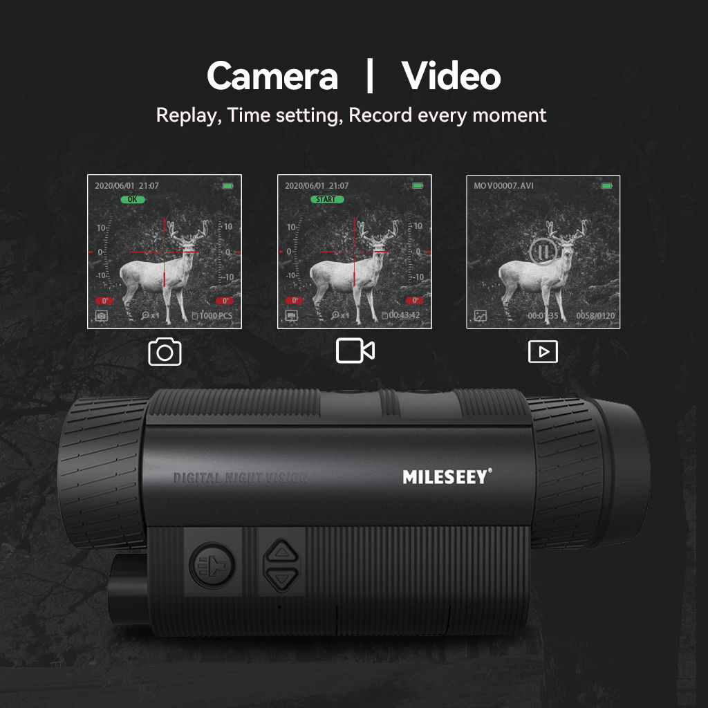 【Local】 ★Mileseey★ NV20 Infrared Night Vision Device Monocular Camera Outdoor Digital Telescope ...