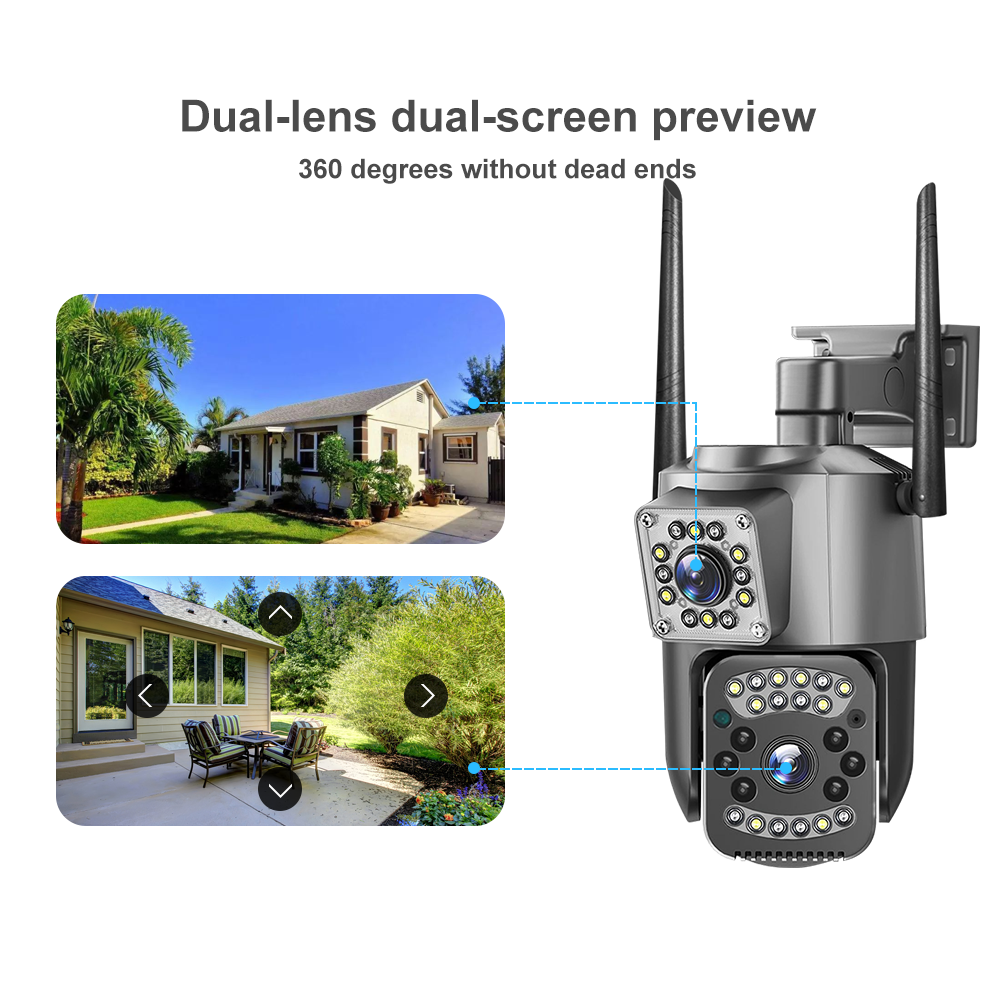 V380 Pro Hd 1080p Cctv Camera Dual Lens Outdoor Waterproof 360 Cctv ...