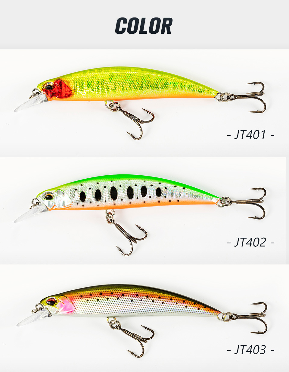 Lure Minnow Spear Head Minnow Long Cast Minnow Ultra Long Cast Minnow ...