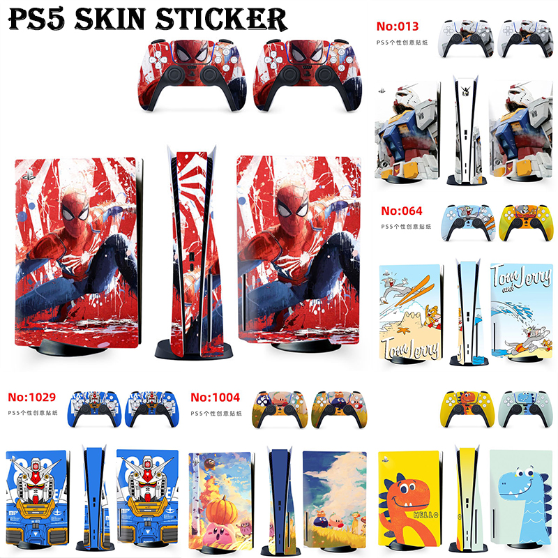 PS5 Standard Disc and PS5 Digital Edition Console Controllers DP Skin ...