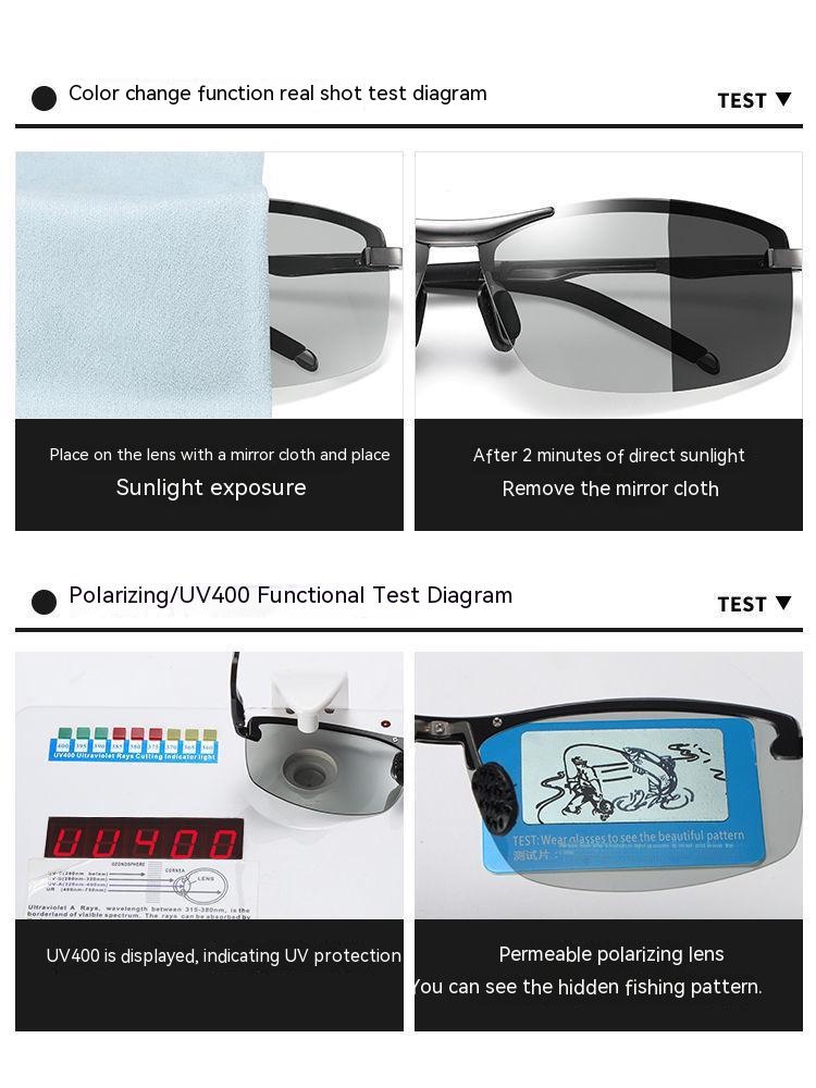 Day and night use sunglasses to change color men’s polarized sunglasses ...