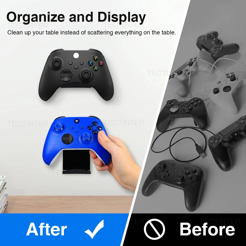 Gamepad Bracket For Xbox Controller Wall-mounted Headset Headphone ...