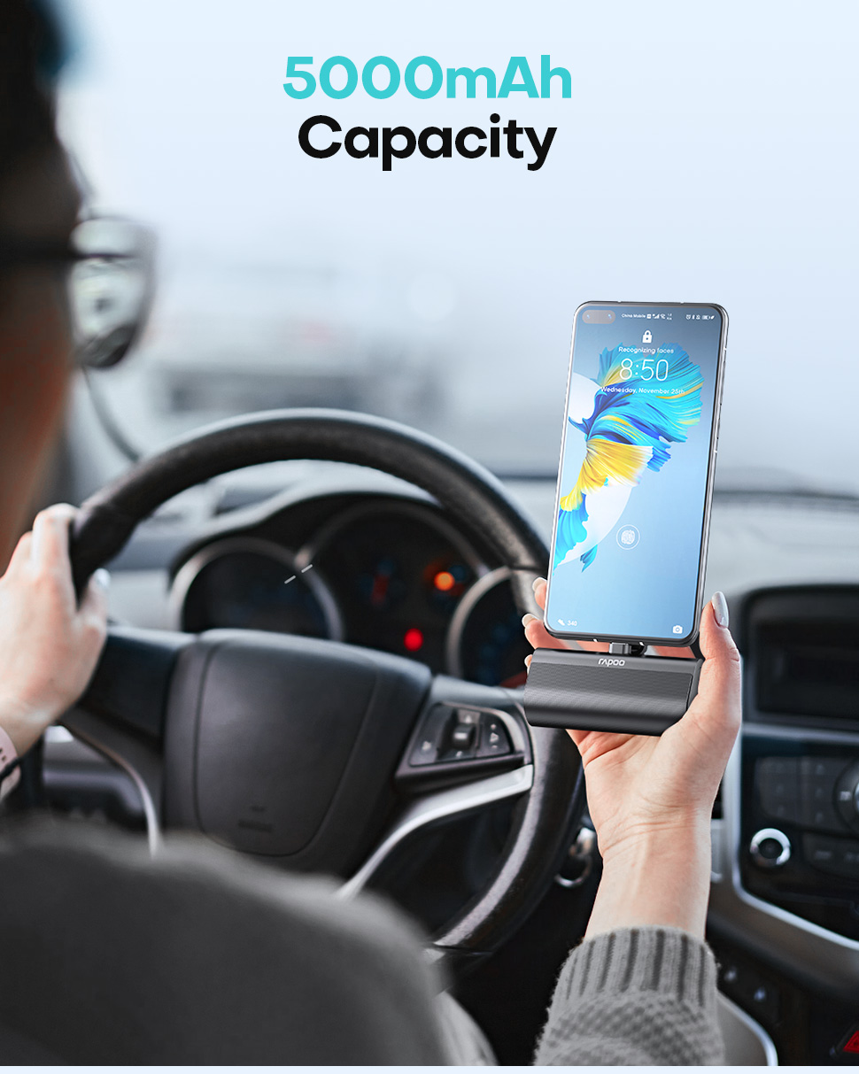 Rapoo NC05Pro 5000mAh 20w Type C and Light ning Mini Portable Powerbank ...