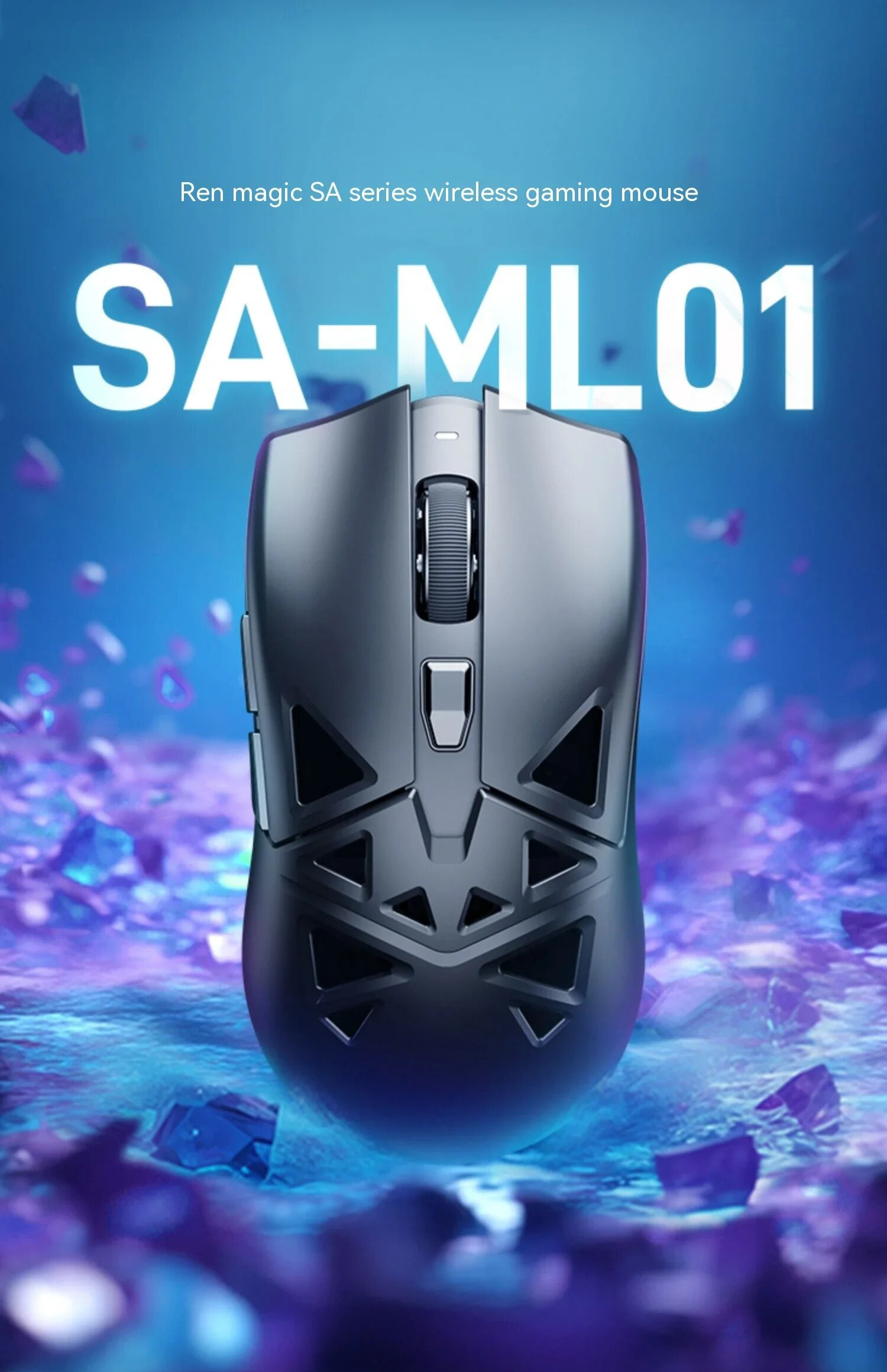 Rawm Sa-Ml01 Mouse Tri Mode Wireless Bluetooth Paw3395 Lightweight ...