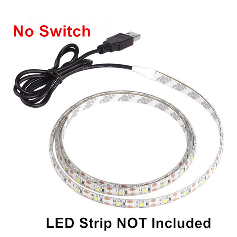 USB Cables LED Connector Cable line 2pin for DC5V Single Color COB SMD ...