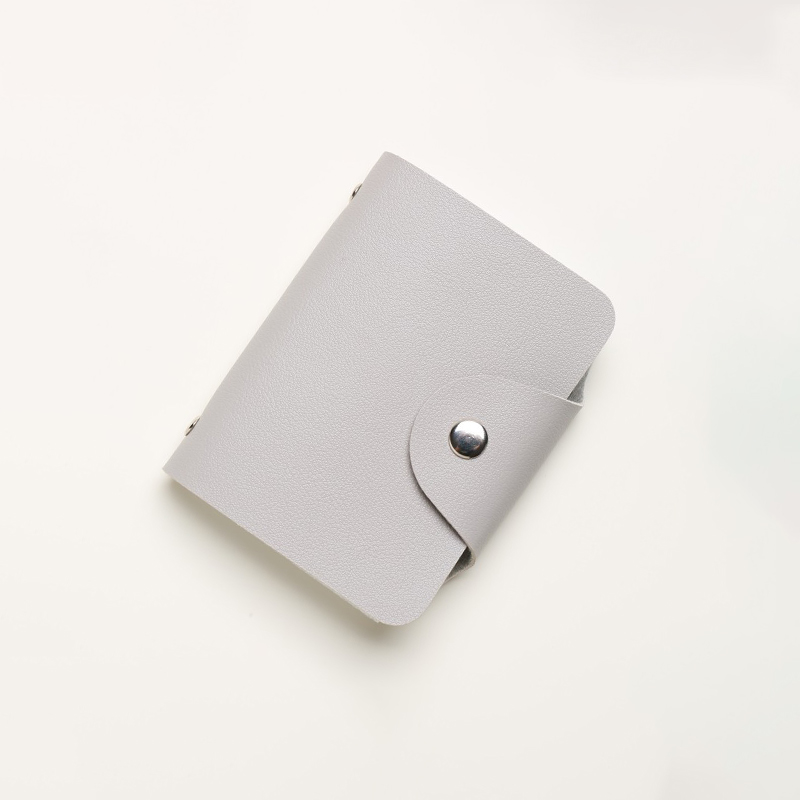 Simple Small 24 Card Slots Exquisite Card Holder Coin Purse Lightweight ...