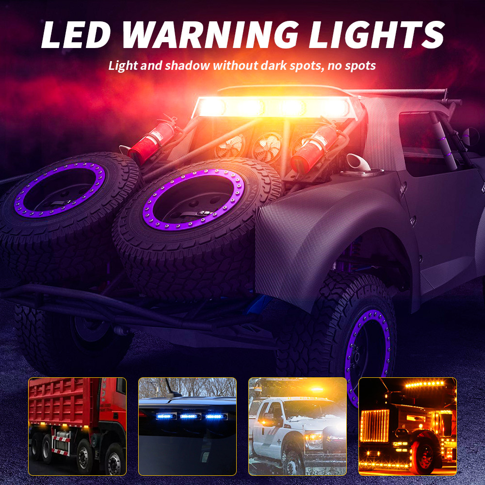 GSY car LED side lights always on 6 lights 12-24V truck/van side lights ...