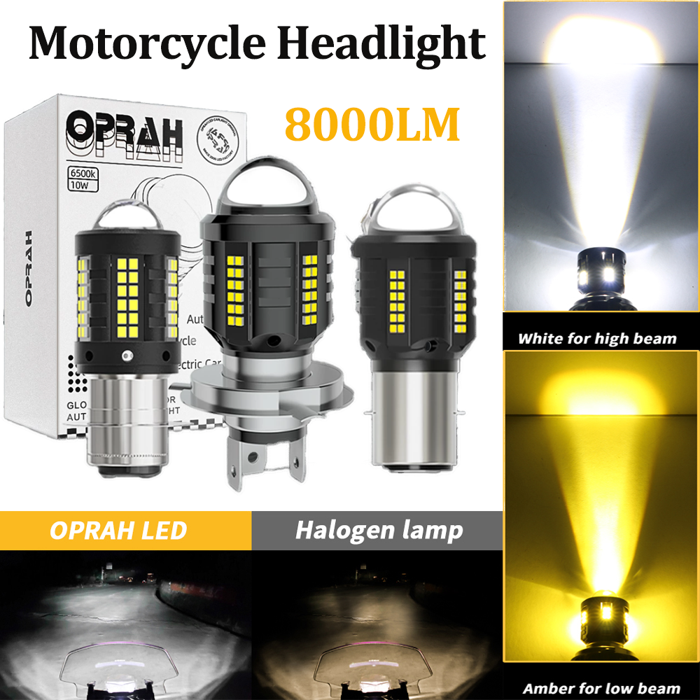 [In Stock] 1PC Super Bright T19 P15D Motorcycle LED Headlight H4 H6 ...
