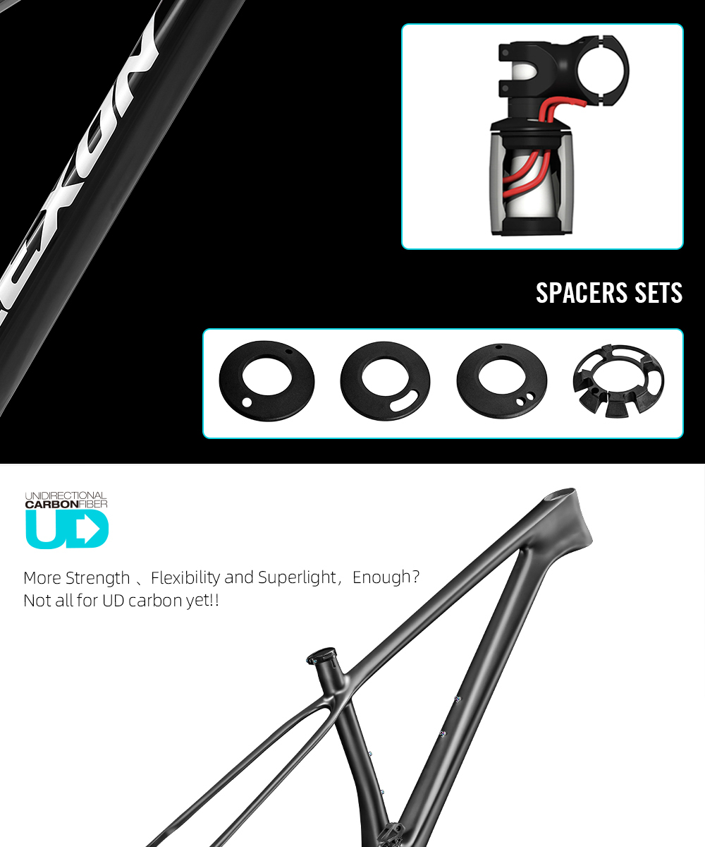 2024 Lexon 29 Carbon MTB Frame Mountain Bike Frames 142/148mm Carbon ...