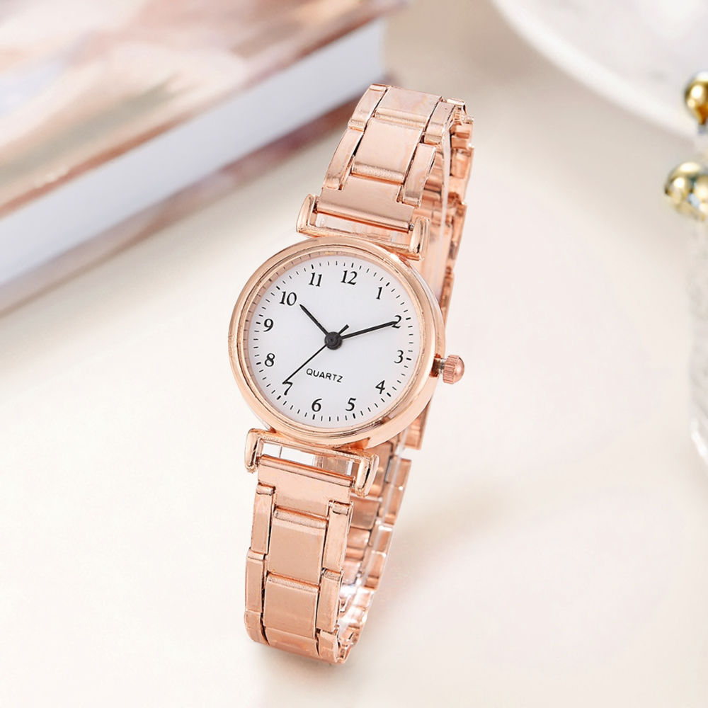 Stylish Women's Quartz Watch with Small Dial, Alloy Strap - Elegant ...