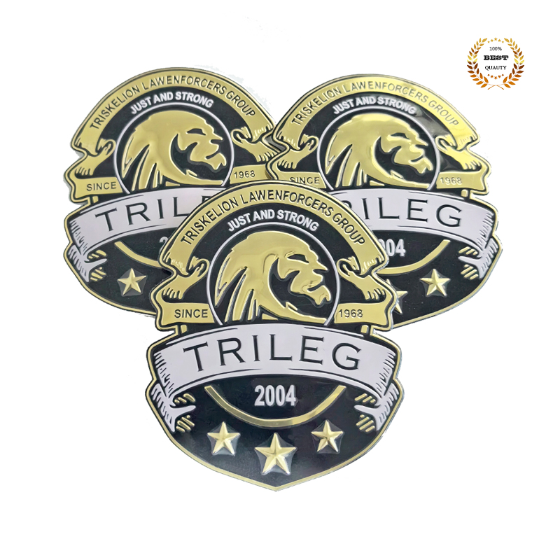 Bendable TRILEG Emblem High Quality 3.5 Inches TRISKELION LAWENFORCERS ...