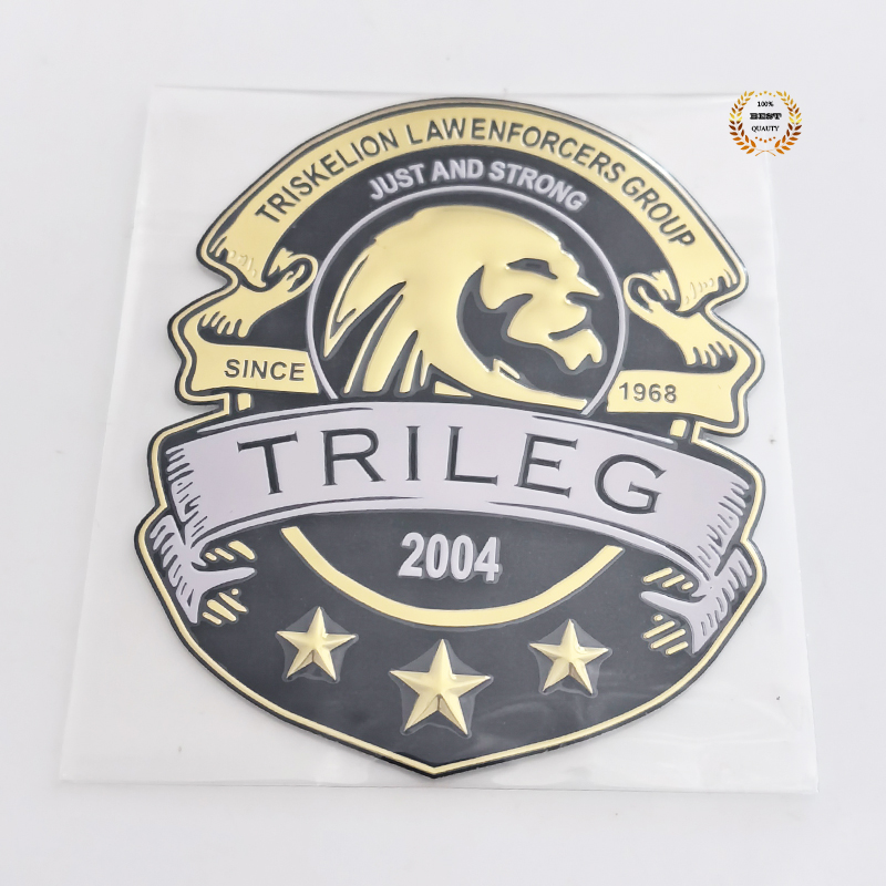 Bendable TRILEG Emblem High Quality 3.5 Inches TRISKELION LAWENFORCERS ...