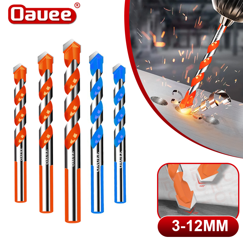 3-12mm Multifunctional Triangle Drill Bit Diamond Drill Set Ceramic ...