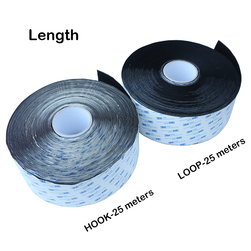 25 Meters 100mm in Width Velcro Tape Self Adhesive Sticky Hook&Loop ...