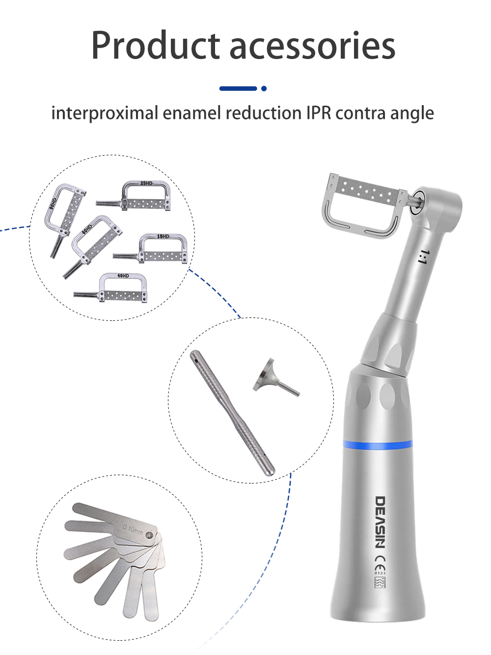 Dental Orthodontic Interproximal Enamel Reduction Reciprocating IPR ...