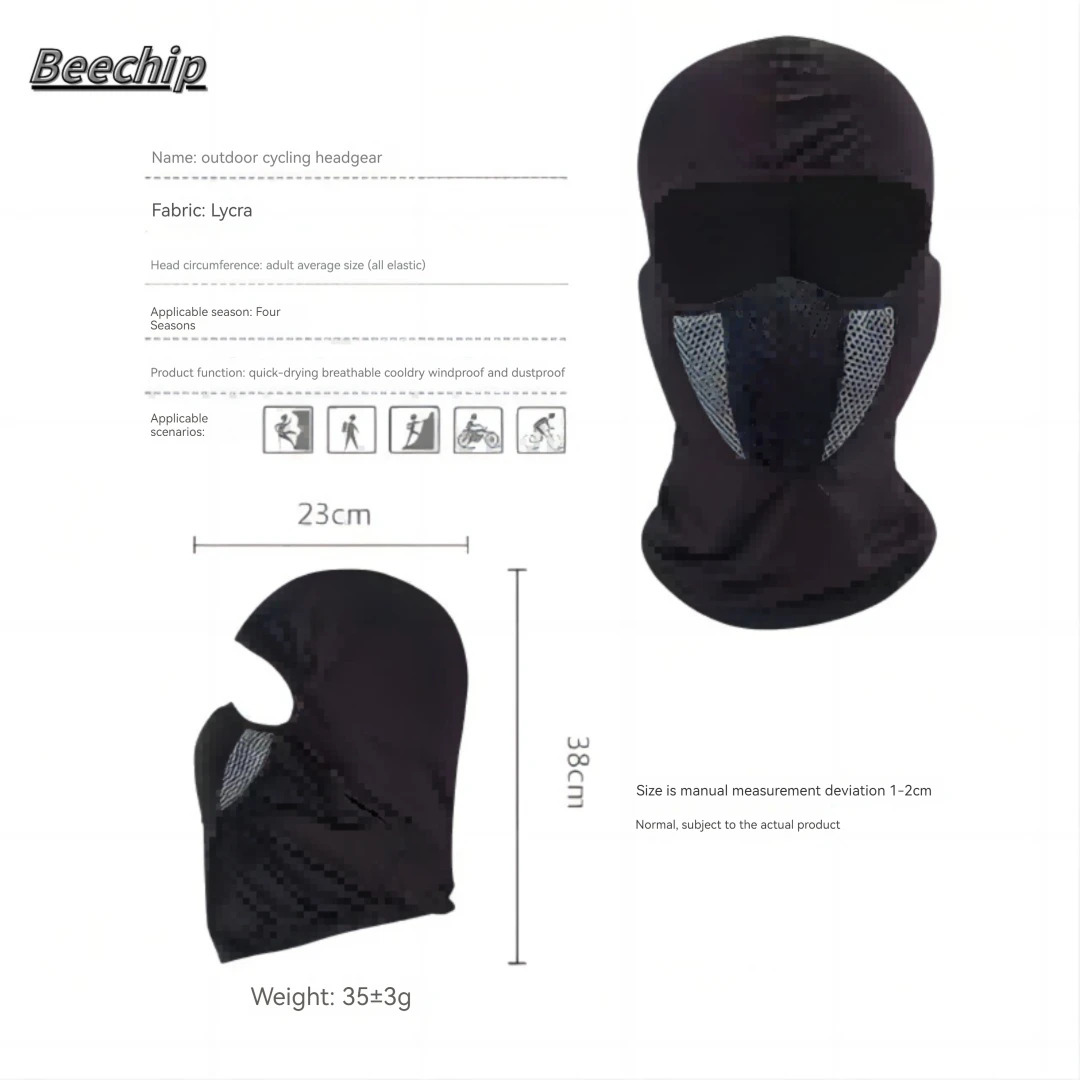 Motorcycle Riding Mask Windproof Warm Breathable Full Face Mask | Shopee Philippines