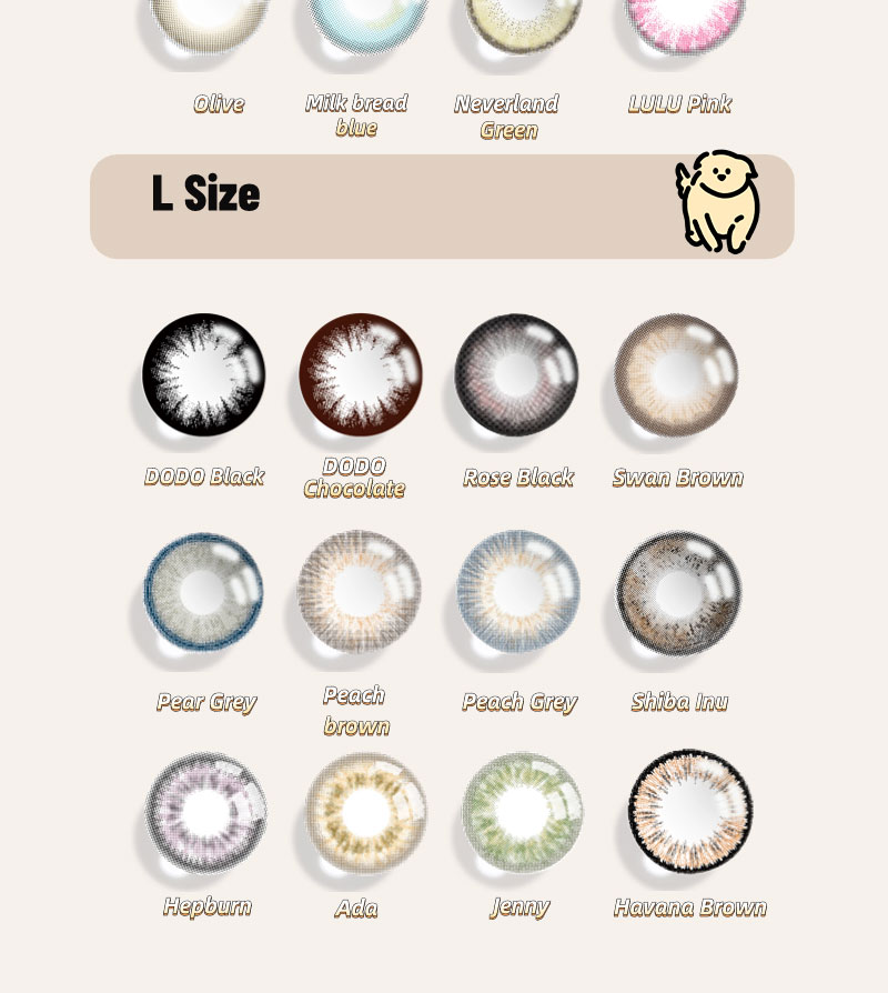 Visual Click 50 Models Contact Lens 1 Pair Colored Contacts For 1 Year ...