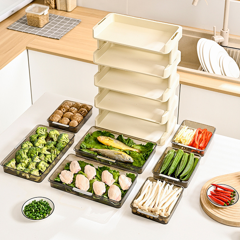 Kitchen Storage Rack Food Preparation Tray Assortment Platter Desktop ...