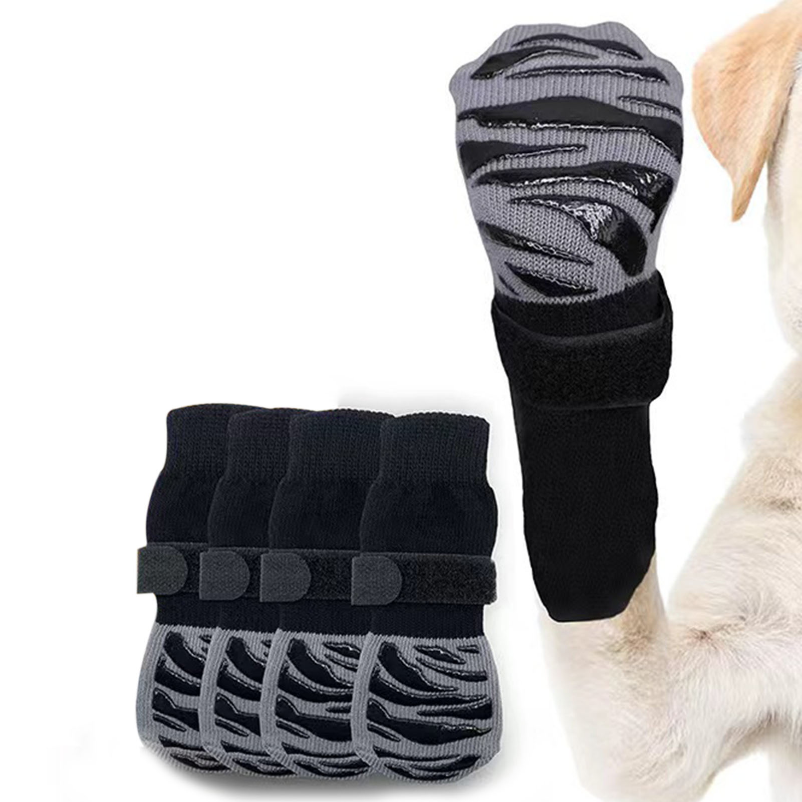 [Ready stock] Pet Socks with Anti-slip Silicone Durable and Long ...