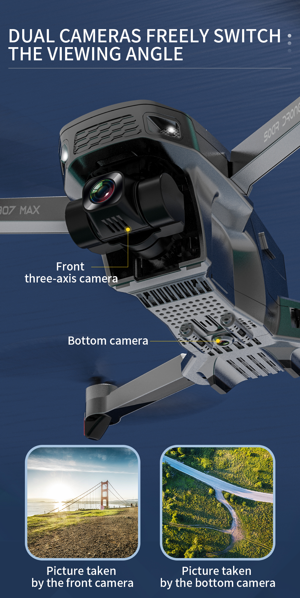 Sg907 Max GPS Drone 4K ESC/Gimbal Camera Wifi 5G FPV Transmission ...