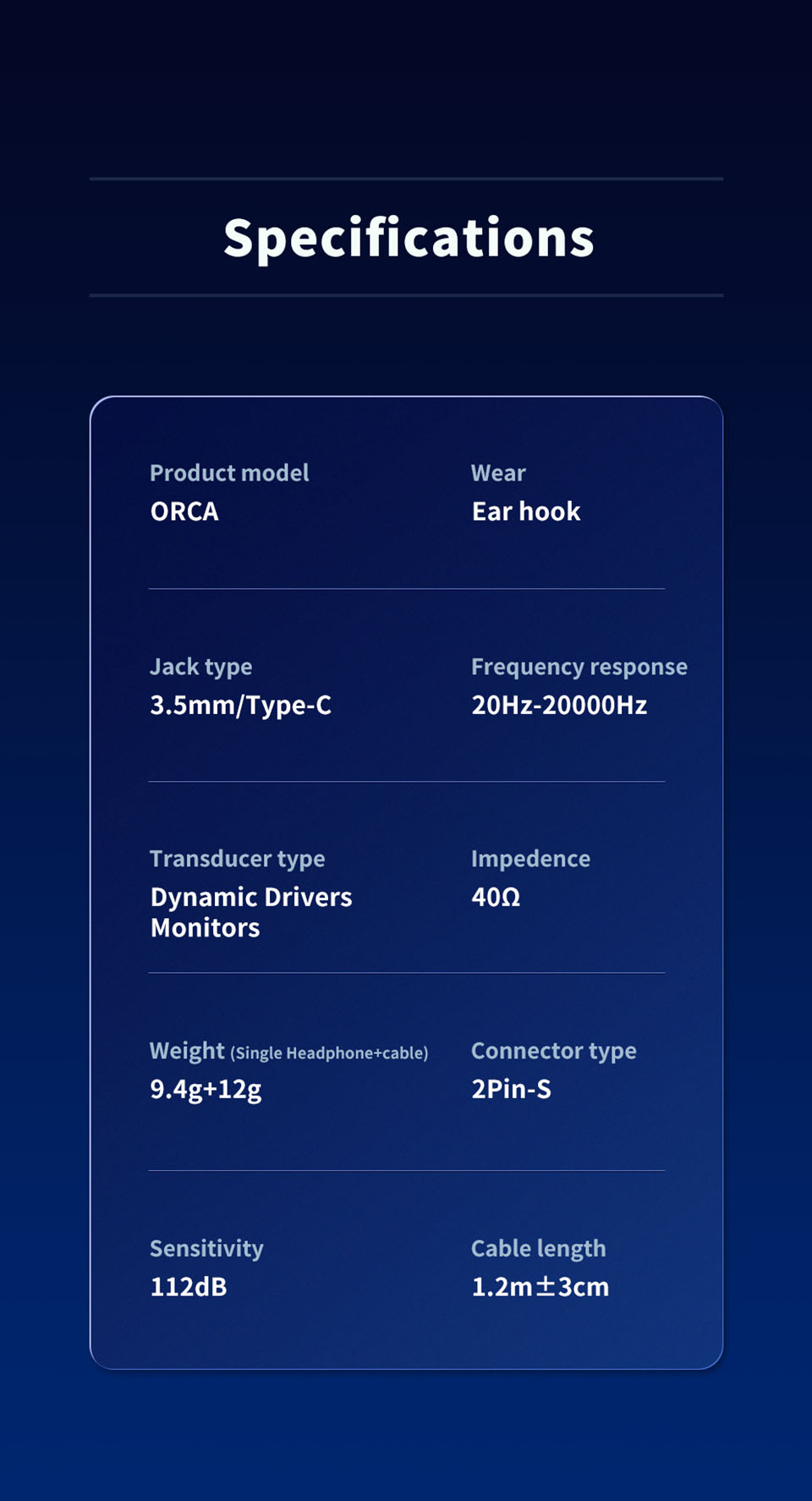 TRN ORCA Earphones In Ear 10mm Dual Dynamic Unit With Noise Cancelling ...