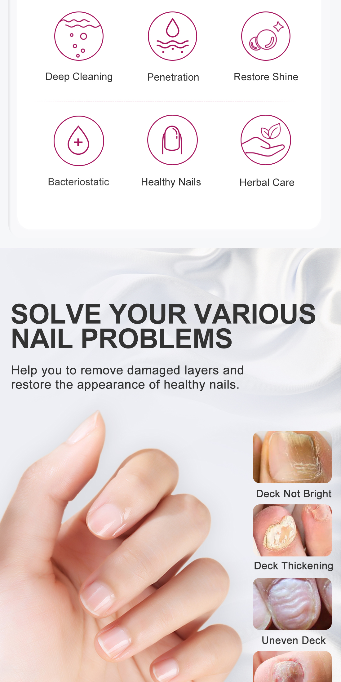 RtopR Ginger Antibacterial Nail Treatment Essential Anti Fungal ...