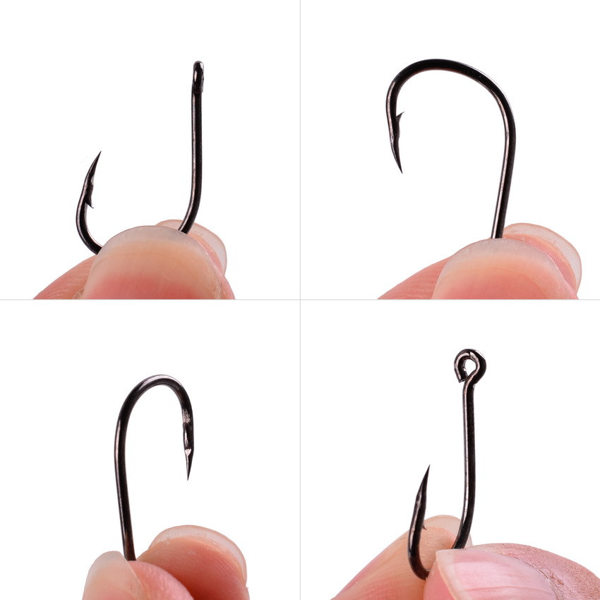 Fishing Fishhook Set Mixed Size High Carbon Steel Carp Rope Fishing ...