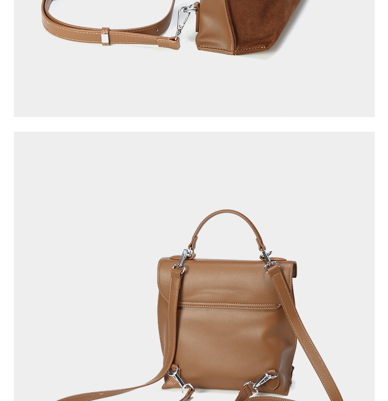 Seagloca Niche Matte Retro Kelly Multifunction Backpack Trendy For ...