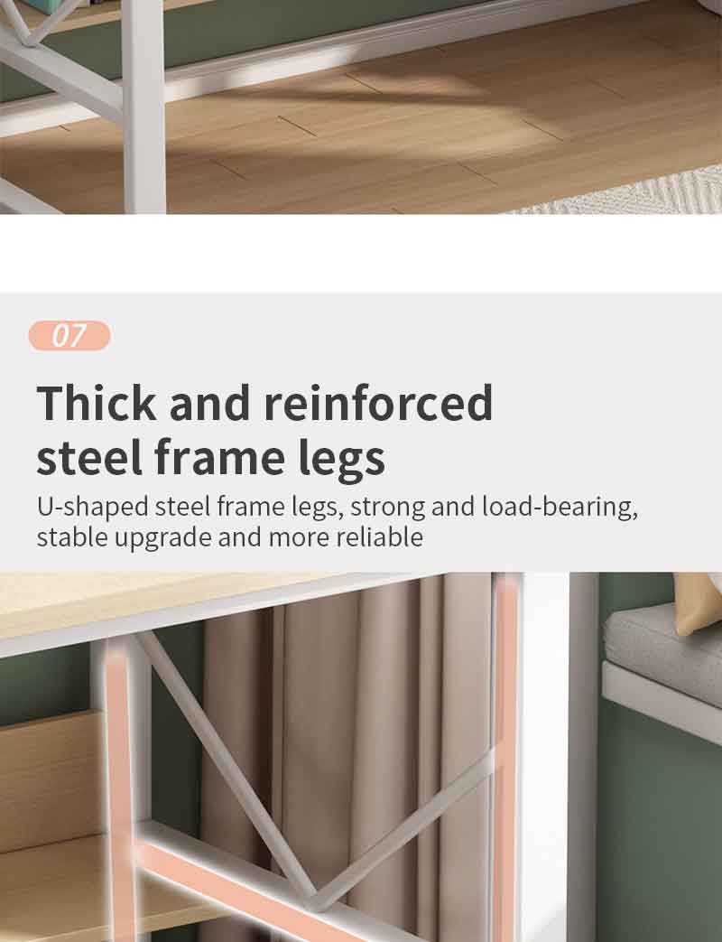 Desk Study Table Computer Table with Bookshelf office table Bookcase 80 ...