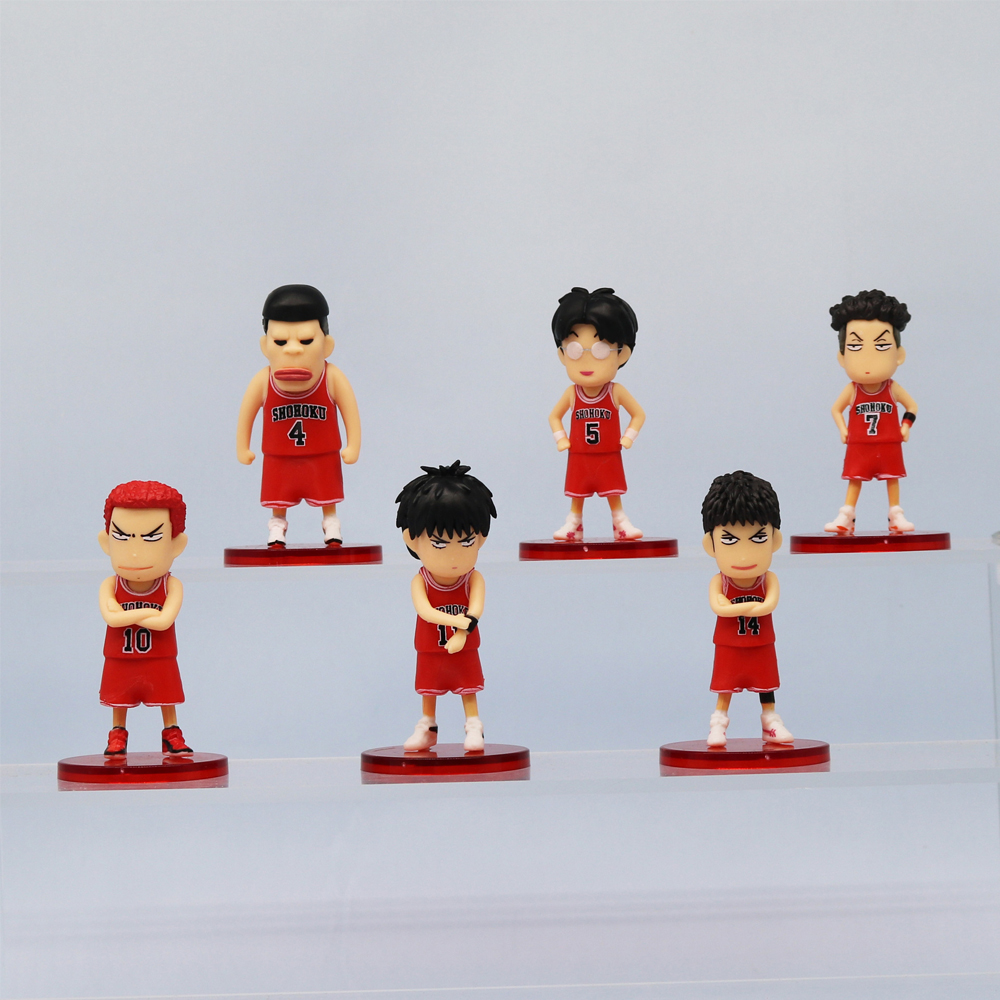 8Pcs/Set 7cm Anime Slam Dunk Figure Rukawa Kaede Sakuragi Hanamichi ...