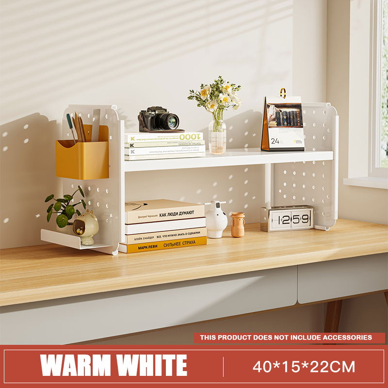 Perforated Board Desktop Storage Rack Bookshelf Board Study Rack Multi ...