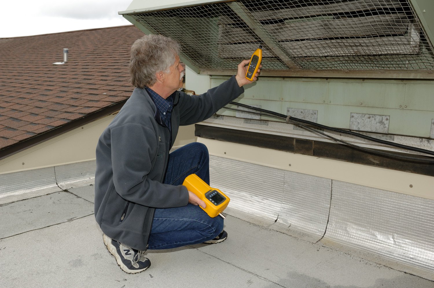 Fluke 971 Temperature Humidity Meter Tester Psychrometer 99 Record ...