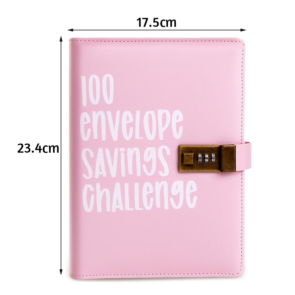 100 Envelope Challenges Notebook With Password Lock Funny Way Moneys ...