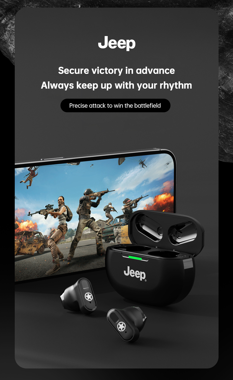 Jeep EW011 TWS True Wireless Bluetooth Earphones HiFi Sound Noise ...