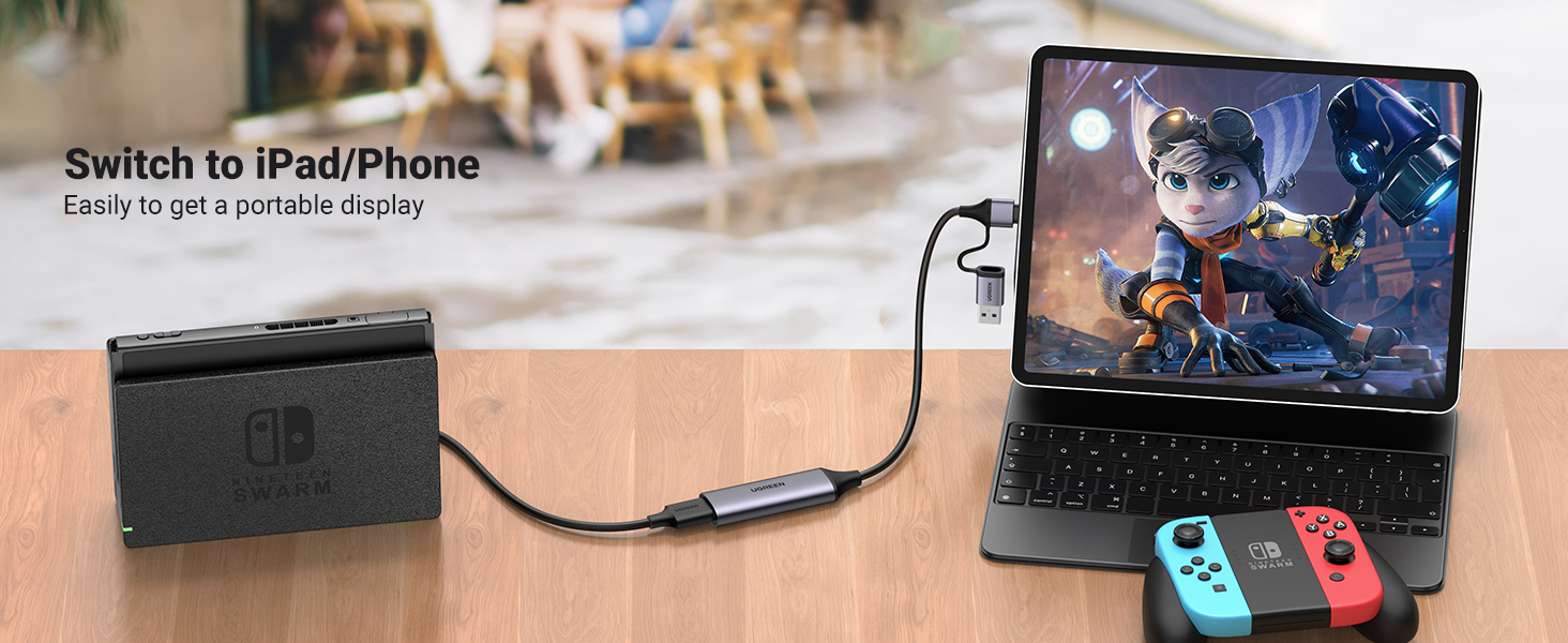 UGREEN Video Capture Card 4K HDMI to USB/USB-C HDMI Video Grabber Box ...