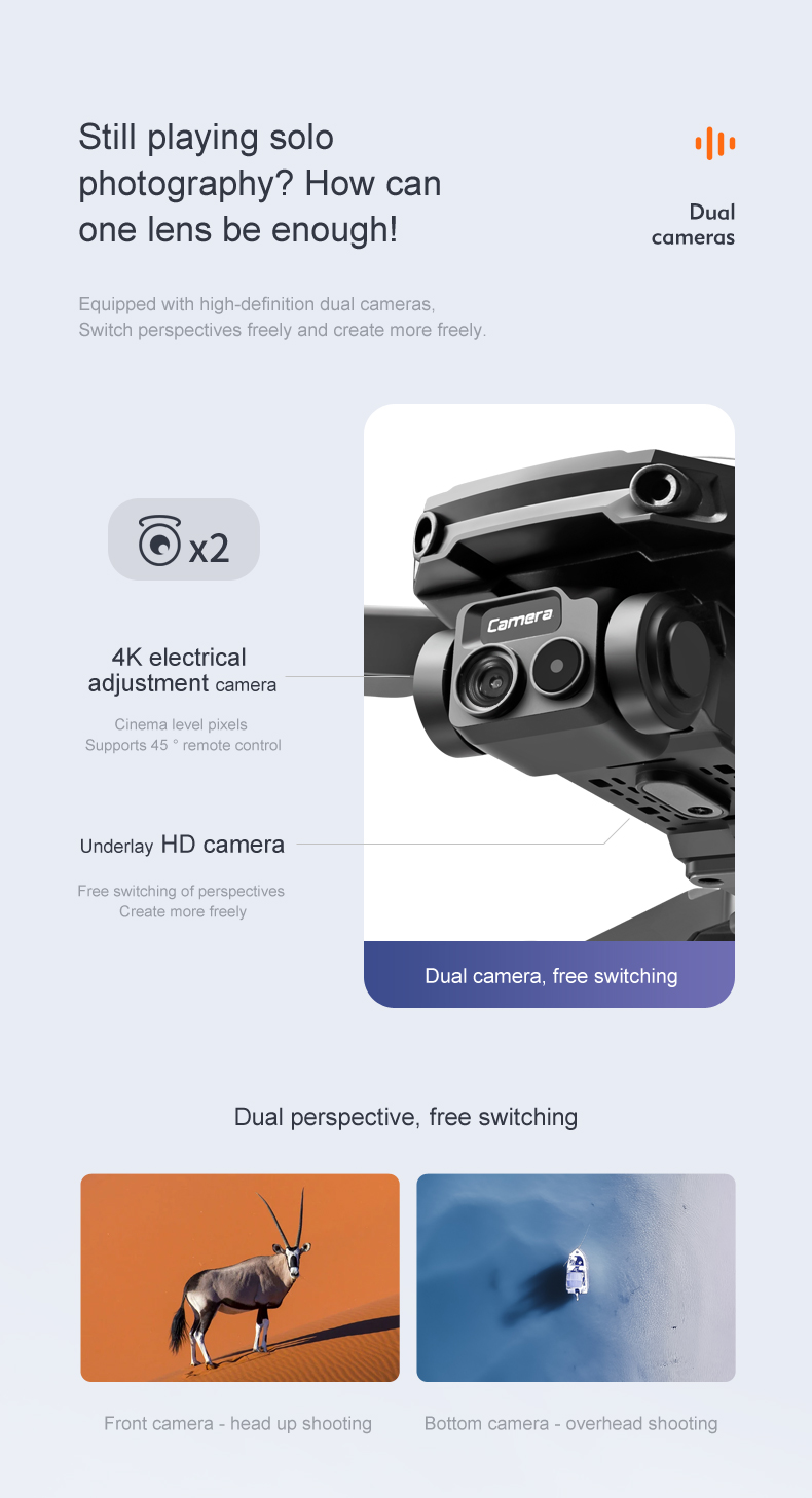 K-TWO Original RG100 Pro Drone with Camera Original Brushless motors ...