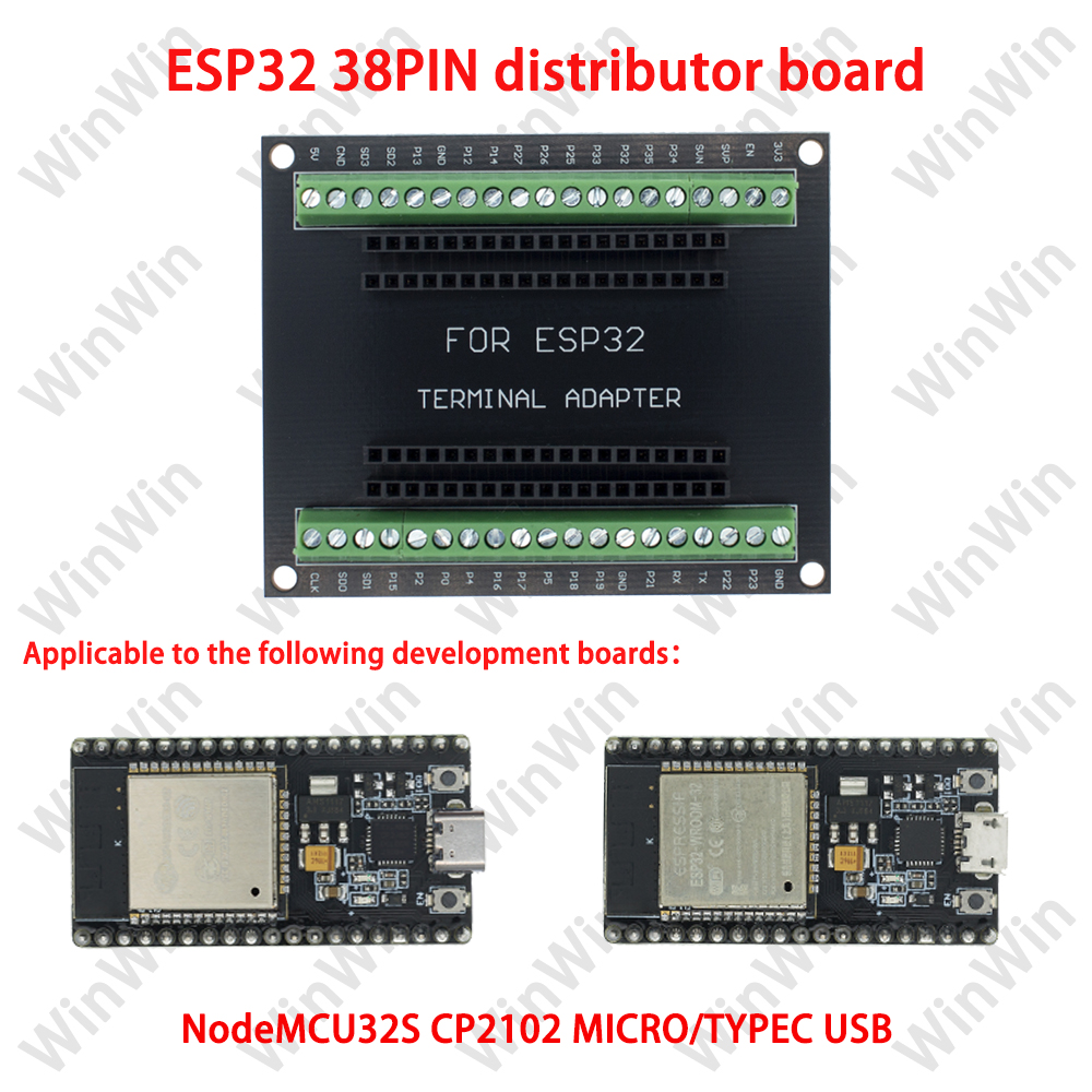 ESP32 Development Board WiFi+Bluetooth Ultra-Low Power Consumption Dual ...