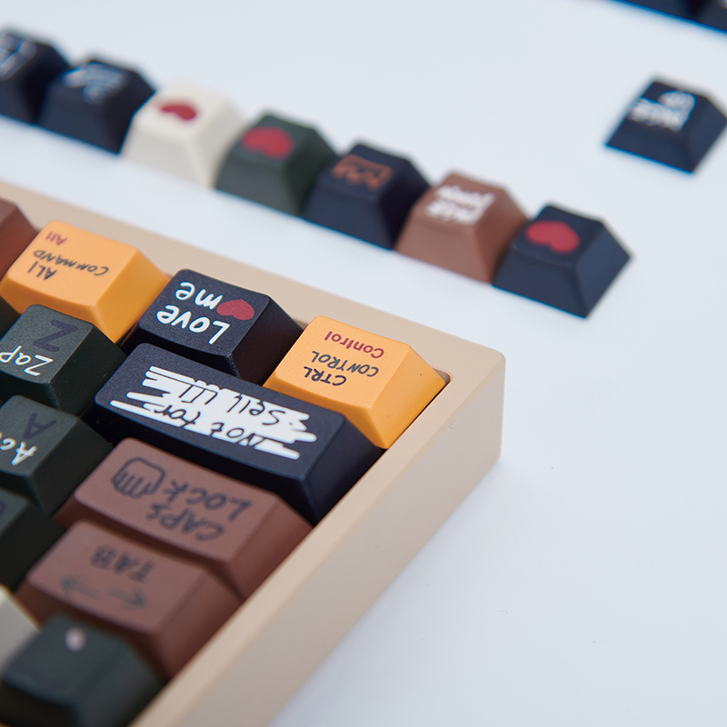 Yongqiu Love Story keycaps PBT cherry profile For Mechanical Keyboard ...
