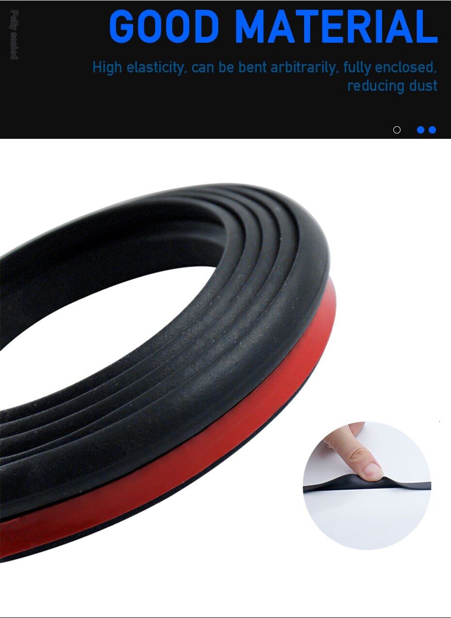 Waterproof Car Hood Edge Protector Rubber Seal Strip Universal 4 Meters ...