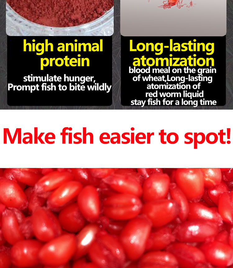 1000 pieces of bait, soft bait soil worm red bait tilapia bait, a ...