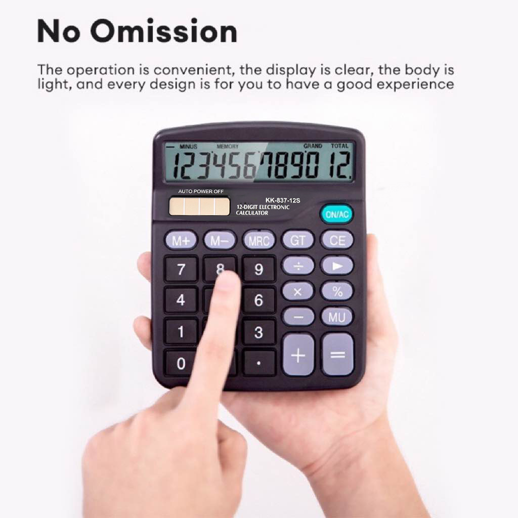 Black Calculator Simple Portable Student Office Supplies Stationery ...