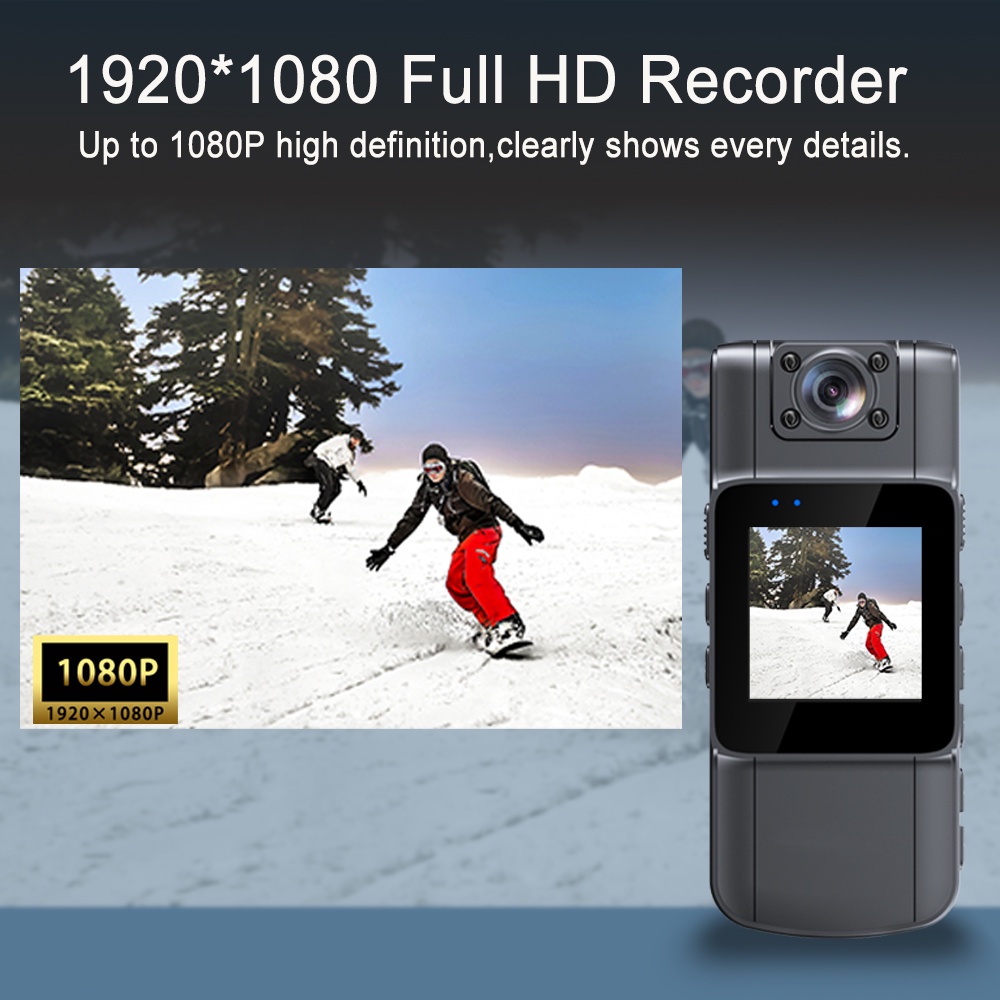 L11 Body Camera 2K IPS Screen Action Camera for Motorcycle 180 ...