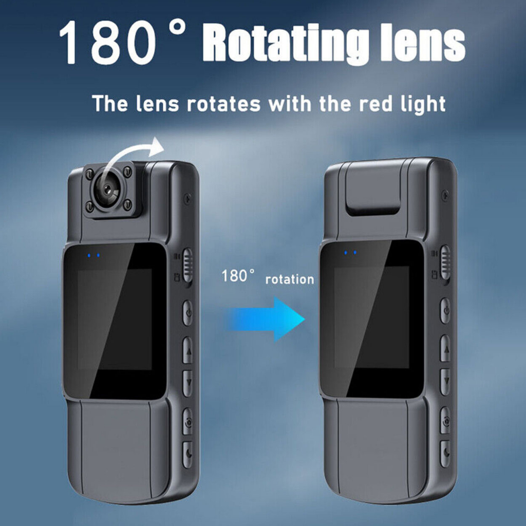 L11 Body Camera 2K IPS Screen Action Camera for Motorcycle 180 ...